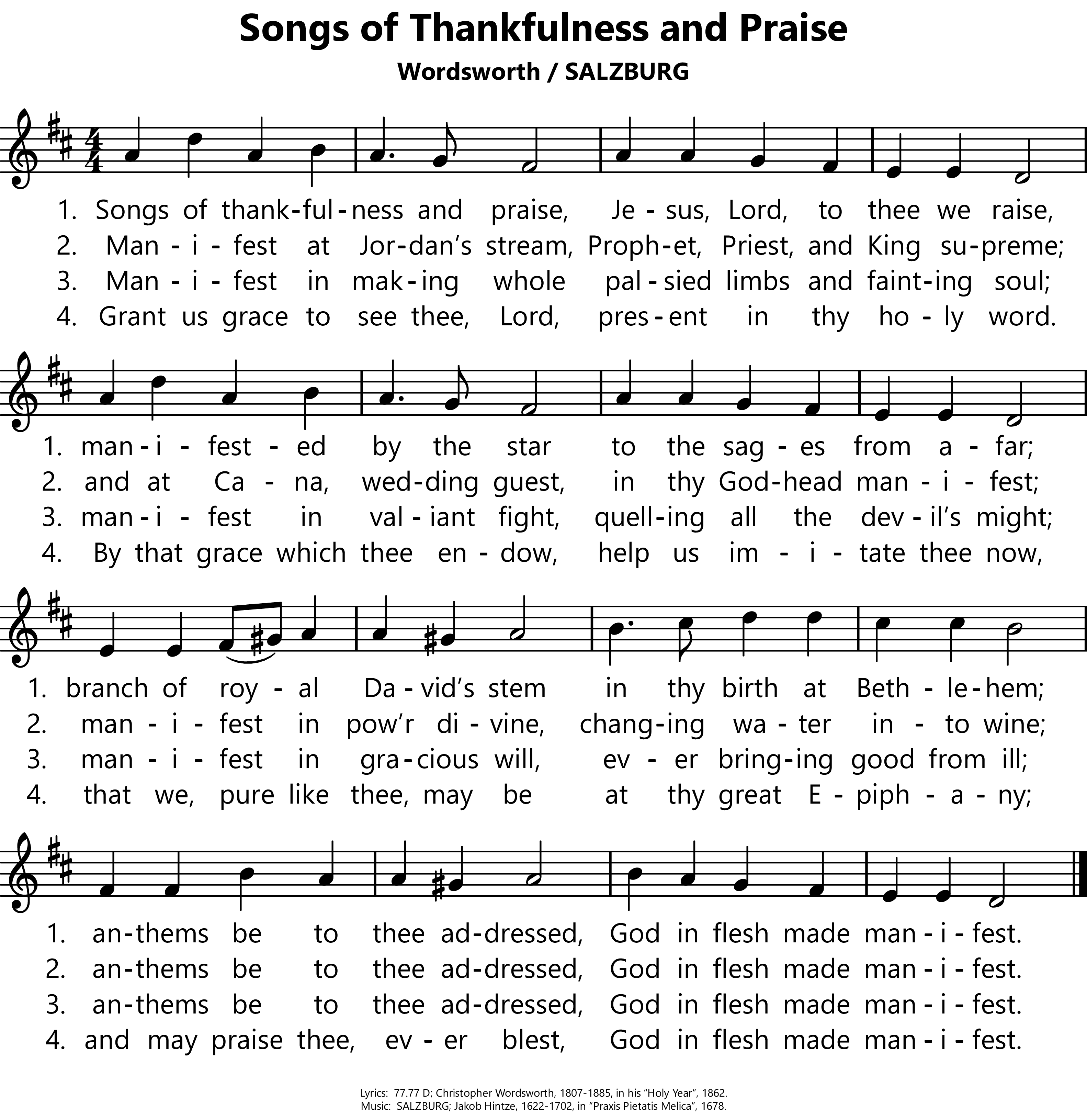 Hymn Tunes